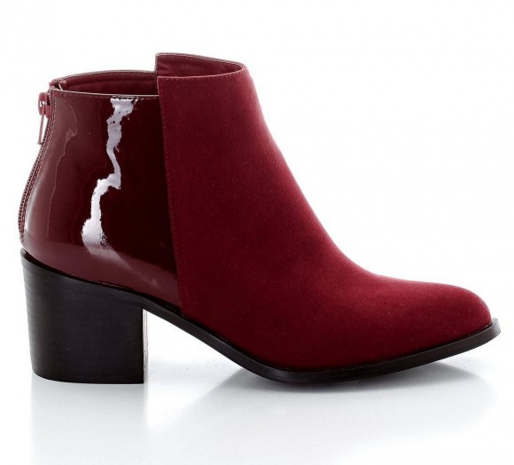 Boots couleur bordeaux tendance automne-hiver 2015-2016 - Taaora - Blog ...