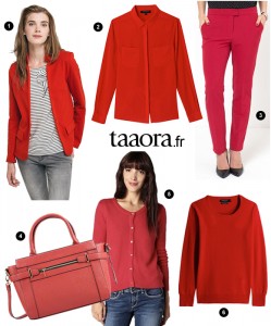 Rouge couleur automne-hiver 2015-2016 : le bon shopping ! - Taaora ...
