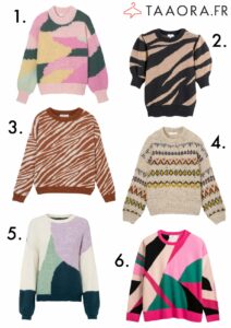 Ces pulls colorés imprimés vont booster vos looks automne/hiver ...