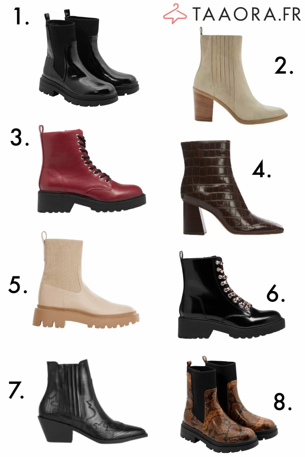 Bottines rentrée automne/hiver 2023-2024 - Taaora - Blog Mode ...