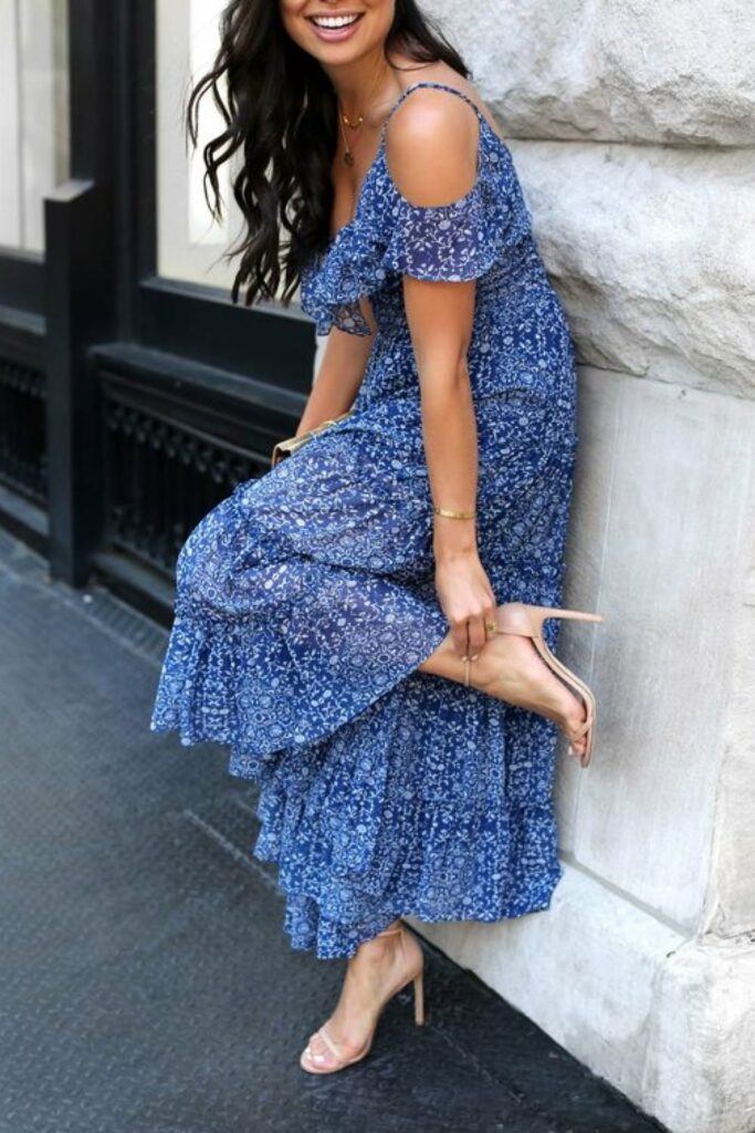 Invitée Mariage : 10 tenues avec une robe bleue - Taaora - Blog Mode ...
