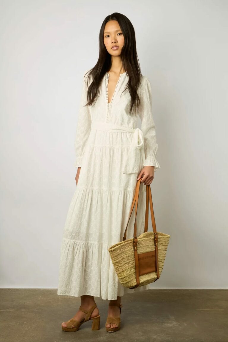 Robe longue blanche : avec quelles chaussures et quel sac la porter en ...