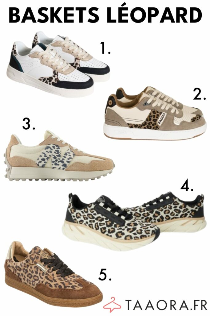 Baskets léopard automne/hiver 2024-2025 : New Balance, Faguo, Steve Madden, Promod... - Taaora ...