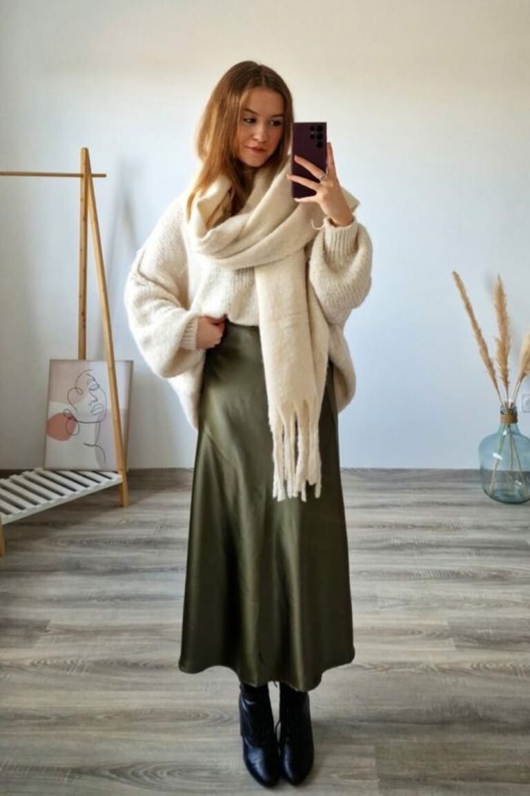 3 jupes en satin tendance pour l’automne/hiver 2024-2025 (et idées looks tendance) - Taaora ...