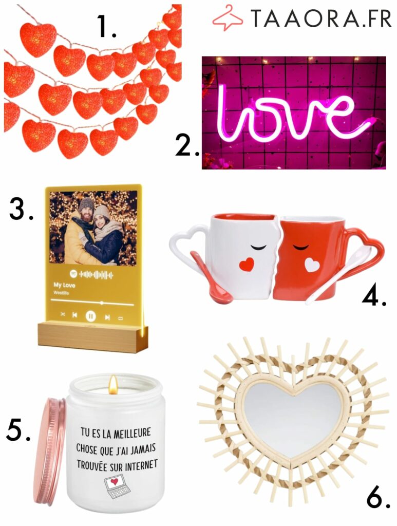 Saint-Valentin 2025 : 6 Cadeaux Déco pour une Ambiance Romantique 💖 ...