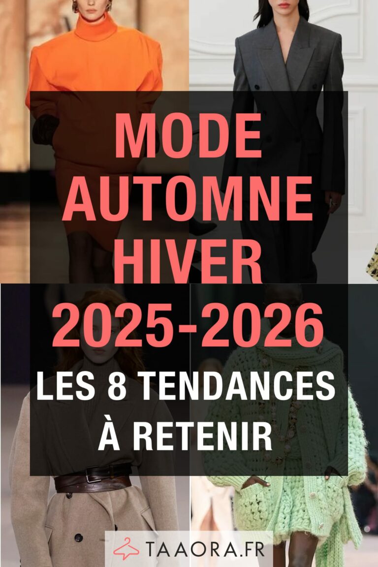 Les 8 tendances mode incontournables de l’automne-hiver 2025-2026 - Taaora - Blog Mode ...
